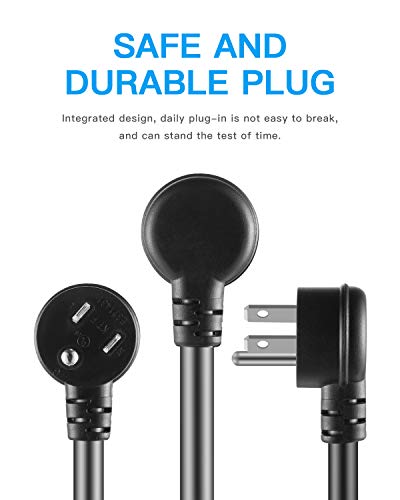 KMC 12-Outlet Surge Protector Power Strip with 8 USB Charging Ports (5V/10A), 4500J,6-Foot Cord