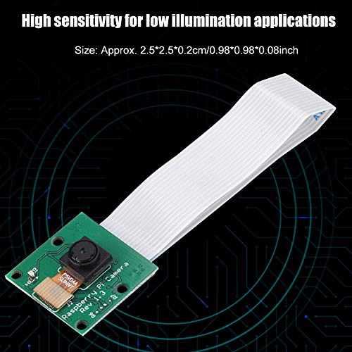 Jeanoko Camera Module for RPi, SCCB Interface CSI Camera for RPi Various Output Formats for RPi 3 2b