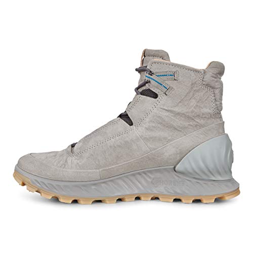 ECCO mens Exostrike Mid Dyneema Hiking Boot, Wild Dove Nubuck, 9-9.5 US