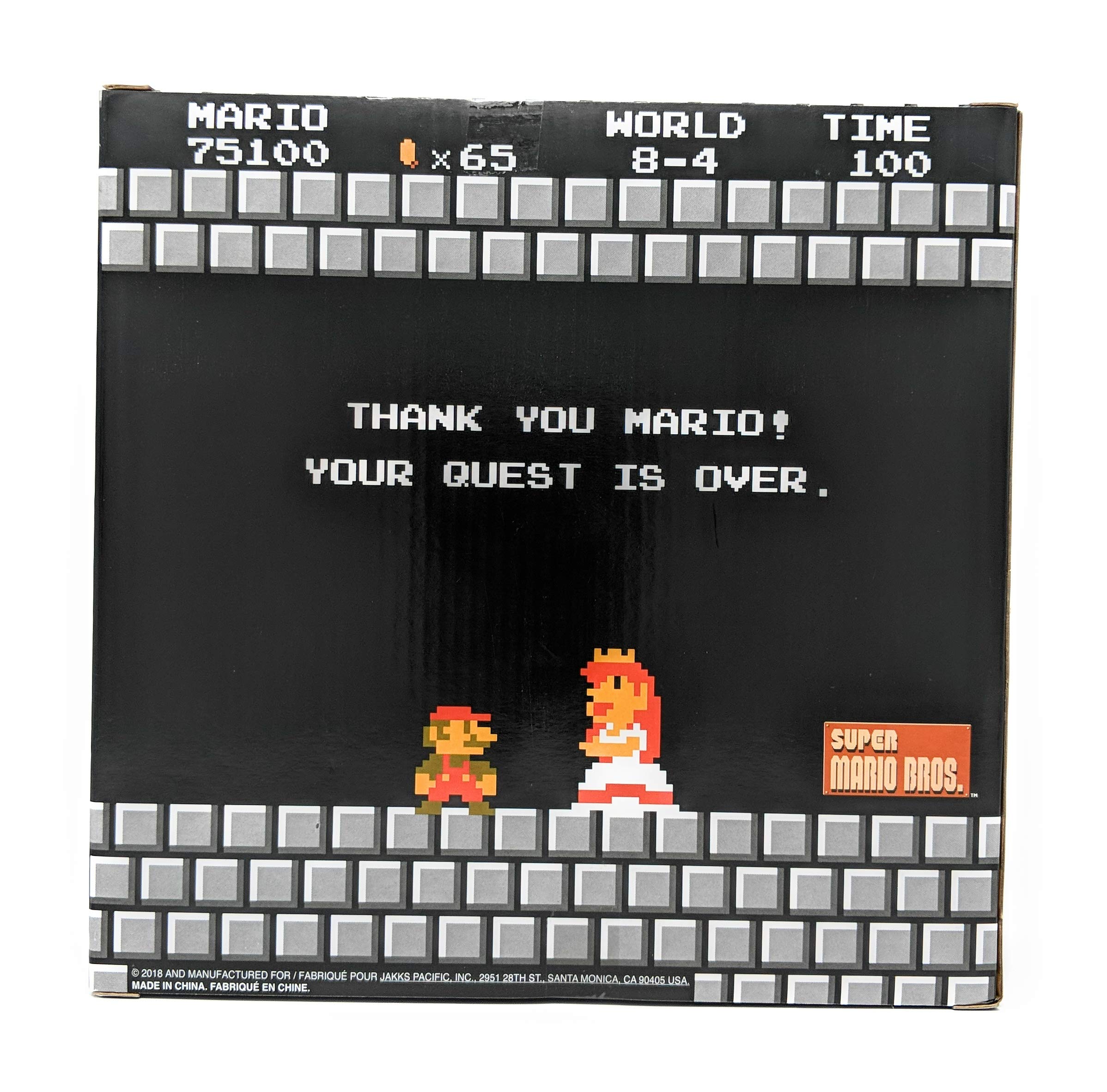 World of Nintendo 2.5" 8-Bit Classic Mario vs Bowser Action Figure 2-Pack