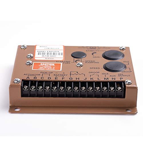 Knowtek ADC225-24V Actuator + Governor ESD5500E + Magnetic Pickup Sensor MPU 3034572 for Generator 1 Set Engine Actuator ADC225-24
