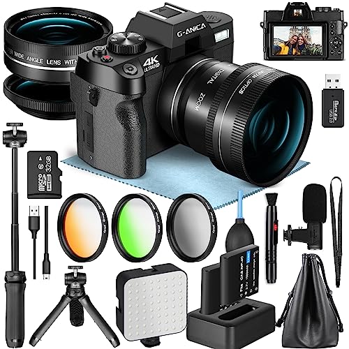 G-Anica 4K Digital Cameras for Photography