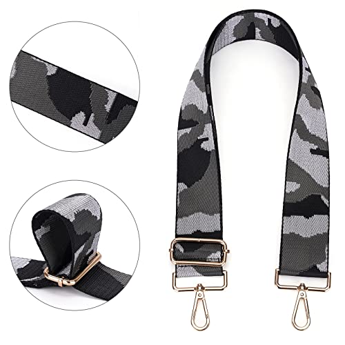 HKCLUF Wide Purse Strap Women Guitar Strap Purse For Women Adjustable Replacement Straps for Handbags Crossbody Shoulder Bucket Bag Replacement Belt