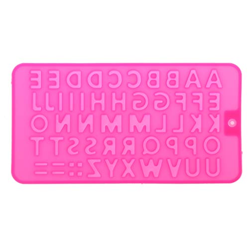 Jewelry Pendant Epoxy Resin Mould Tray English Letter Ice Cube Silicone Decorations Mold for Birthday Gift Silicone Molds for Soap Making