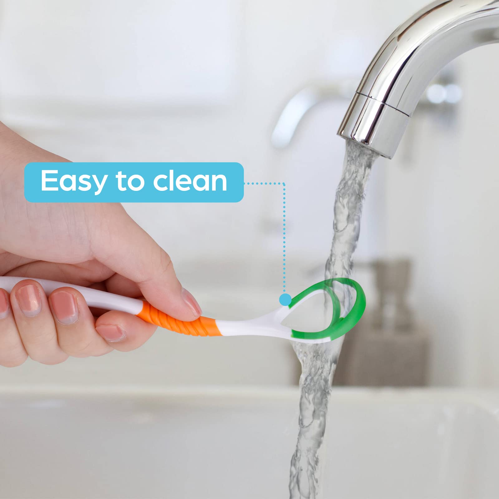 Tongue Scraper Cleaner 3 Pack - Bad Breath Solution for Adults and Kids | Easy to Hold & Clean | Suitable for Sensitive Tongue | BPA Free Oral Hygiene Products
