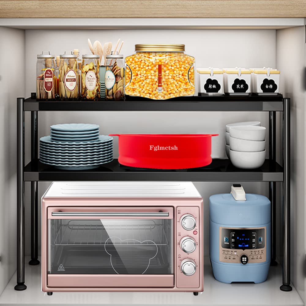 Fglmctsh The Original Microwave Popcorn Popper, Silicone Popcorn Maker Collapsible Bowl BPA -Free, Hot Air Popcorn Maker, No Oil Required,Red an Blue