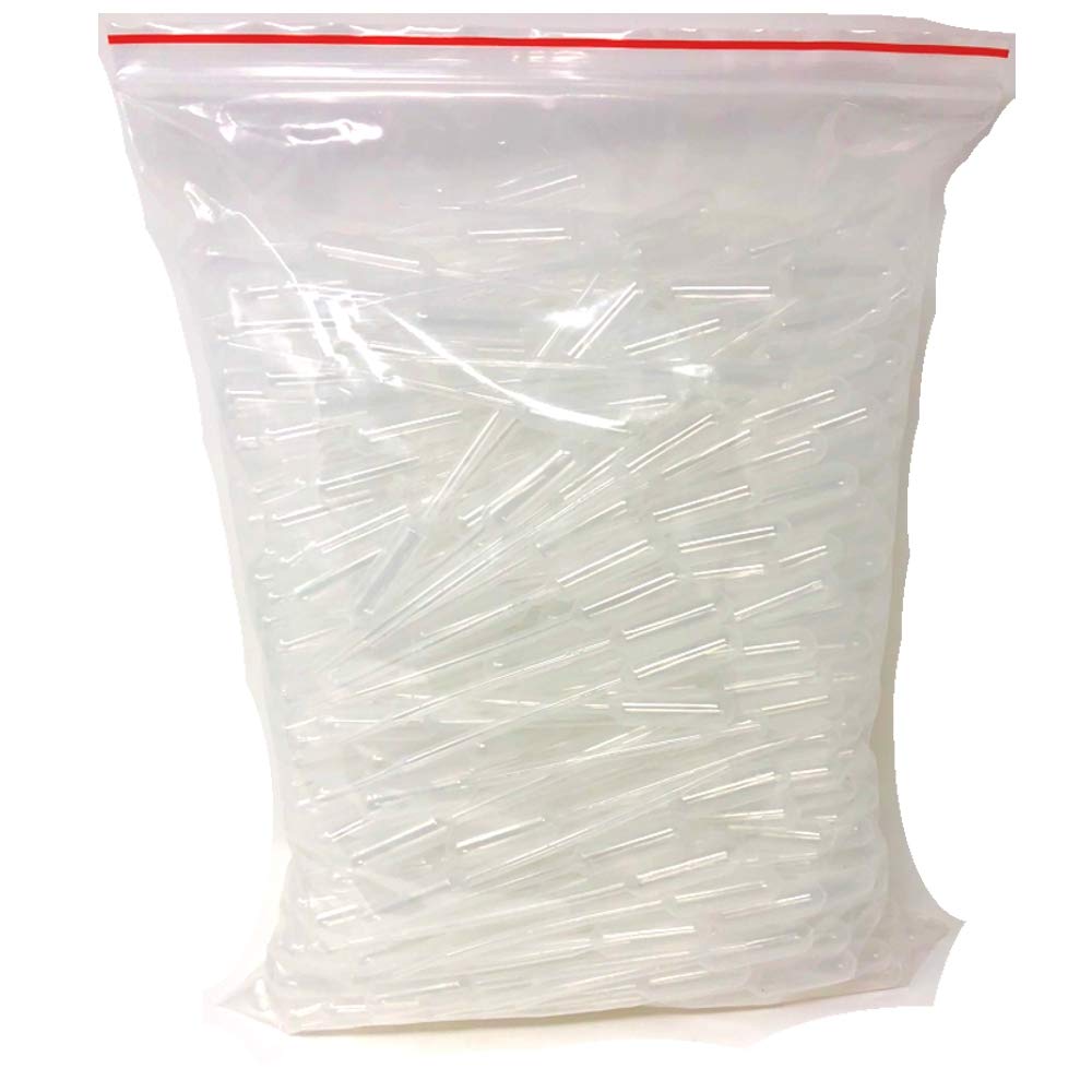 Transfer Pipette, 7.0ml Capacity, 3.0ml Graduated, Large Bulb, 155mm, 3.2ml Bulb Draw, Ziplock Bagging, Karter Scientific 206H2 (Pack of 500)