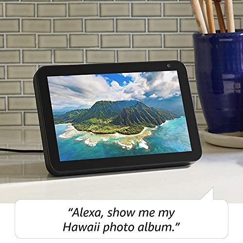 Echo Show 8 Sandstone with Amazon Smart Plug