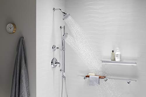 Kohler K-22169-G-CP Forte 1.75 GPM Multifunction Showerhead with Katalyst Air-Induction Technology, Polished Chrome