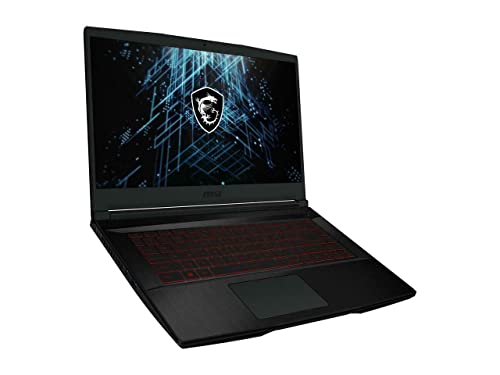 MSI 15.6" FHD 144Hz Gaming Laptop, Intel Core i5-11400H Processor, NVIDIA GeForce RTX 3050, 16GB DDR4 RAM, 512GB PCIe SSD, WiFi, Webcam, Backlit Keyboard, Windows 11 Home, Black