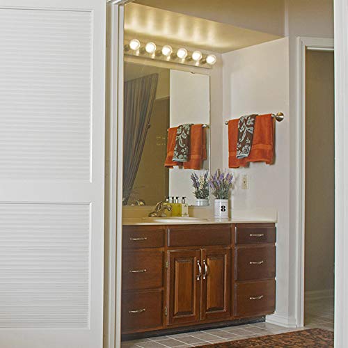 Design House 500942 6 Strip Light Contemporary Dimmable for Bathroom, Bedroom, Makeup Vanity, Polished Chrome