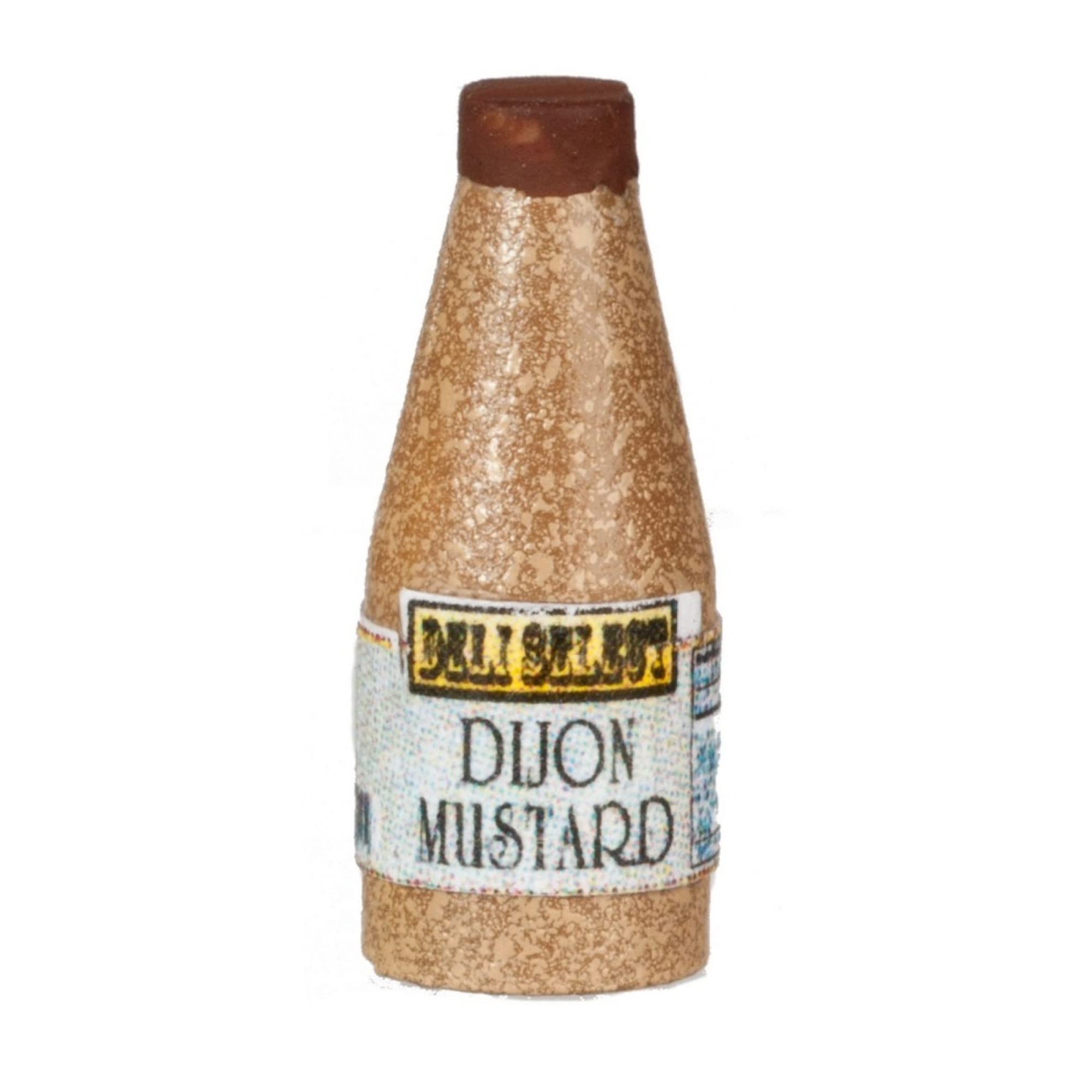 Farrow Industries Dollhouse Miniature Bottle of Dijon Mustard by
