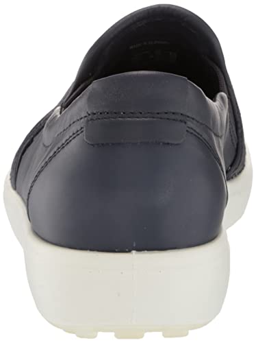 ECCO Women's Soft 7 Woven Slip on 2.0 Sneaker, Night Sky, 9-9.5