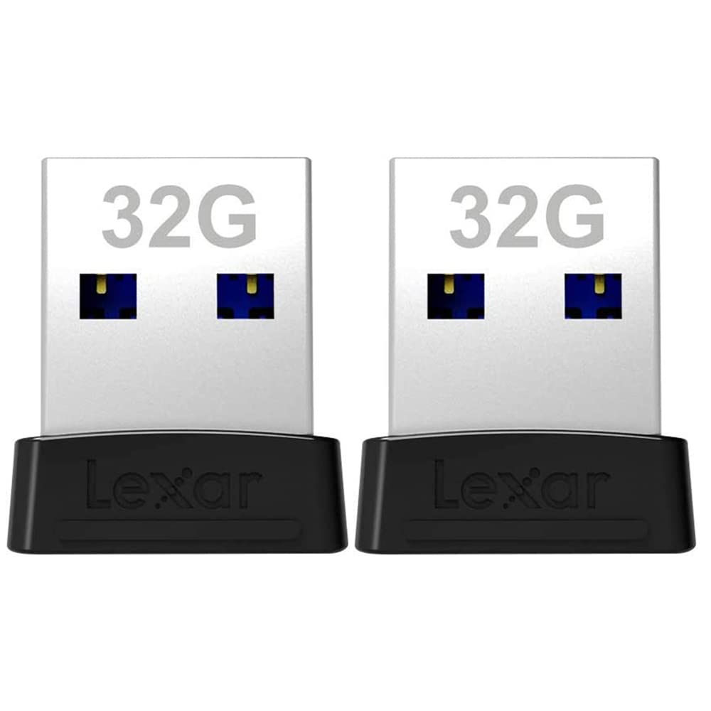 Lexar LJDS47-32GABBKNA JumpDrive S47 USB 3.1 Flash Drive 32GB 2 Pack