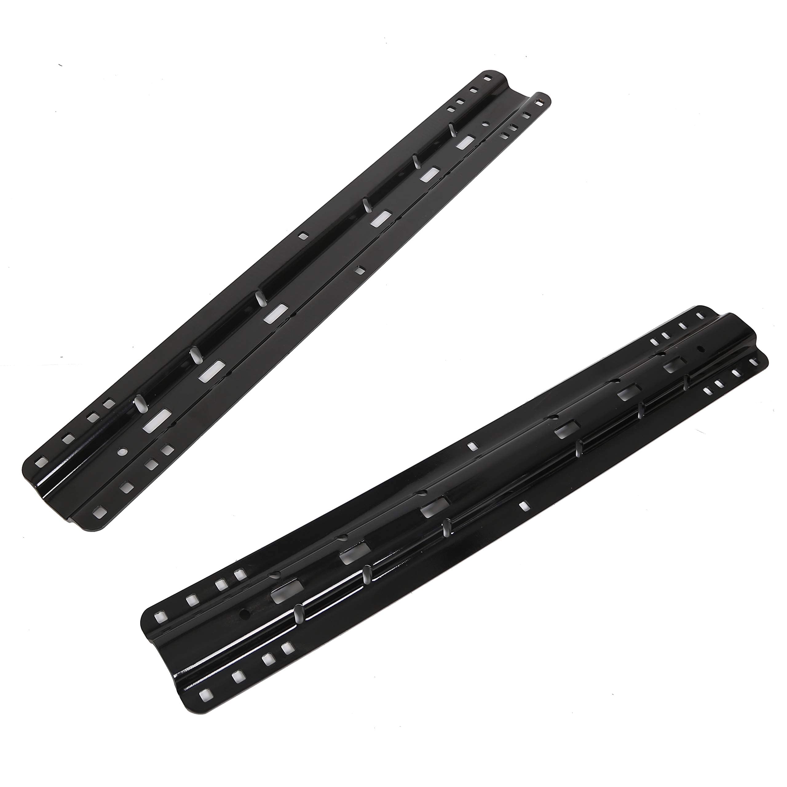 ECOTRIC Fifth 5th Wheel Trailer Hitch Mount Rails and Brackets W/Installation Kits for Full-Size Trucks