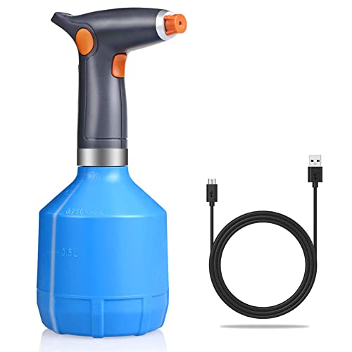 Electric Watering Can, Automatic Garden Sprayer, Rechargeable Spray Bottles, Alternative Pump Sprayer with Adjustable Water Mist Nozzle for Plants, Gardening