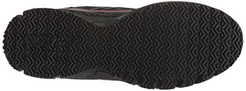 Fila Women's Memory Reckoning 8 Slip Resistant Steel Toe Running Shoe Sr St, Black/Black/KOPK, 8