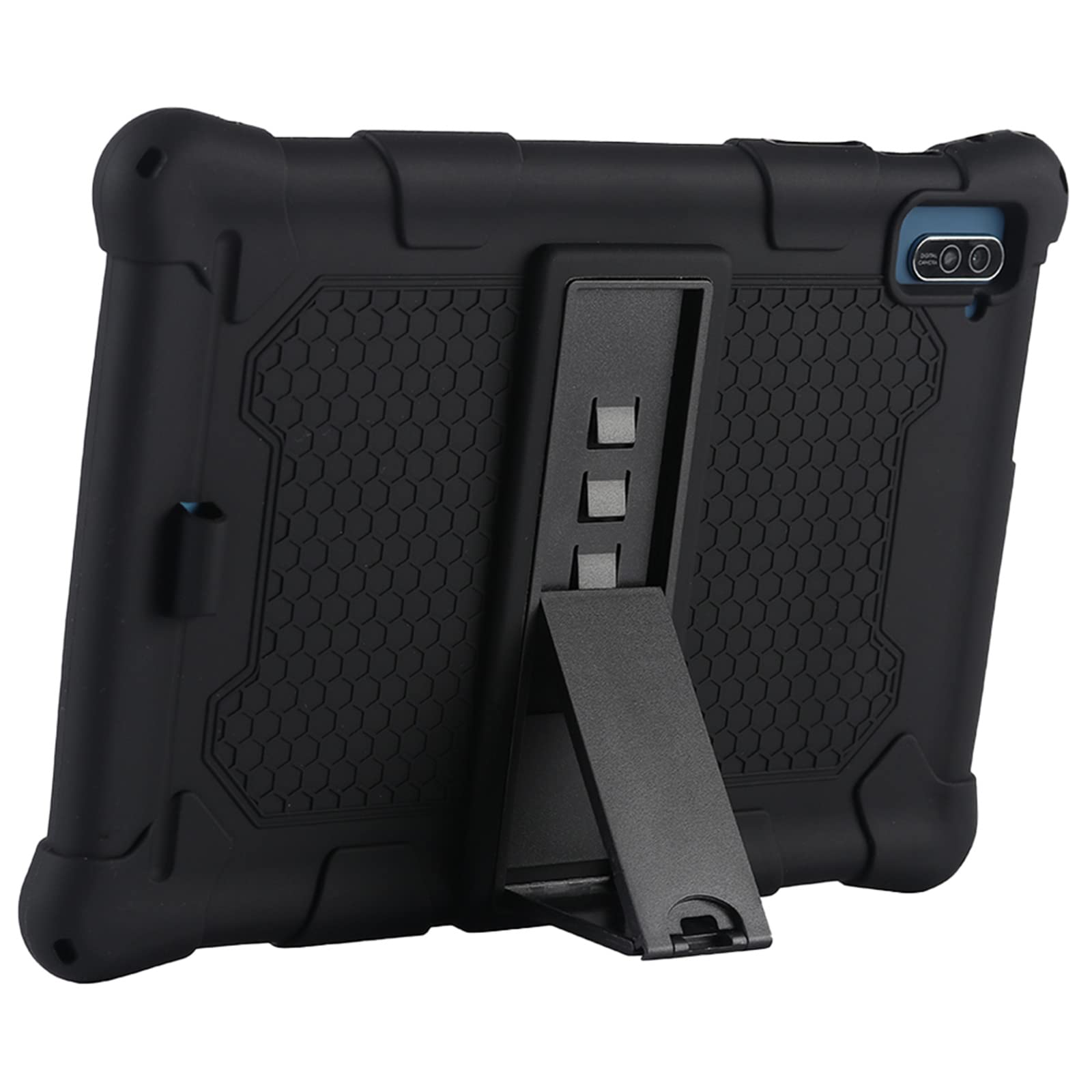 HminSen Case for Winsing 10.1 inch Android Tablet, Silicone Cover Compatible with Vastking KingPad K10,MEIZE, Lectrus, Wecool,TPZ 10 inch Tablet (Black)
