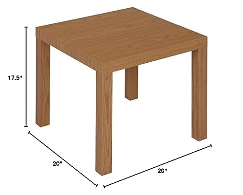 DHP Parsons Modern End Table, Natural