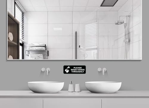 jayudmzi Emergency Exit Only Black Background with White Font Business Retail Outdoor & Indoor Metal Wall Sign - 3"X 8"