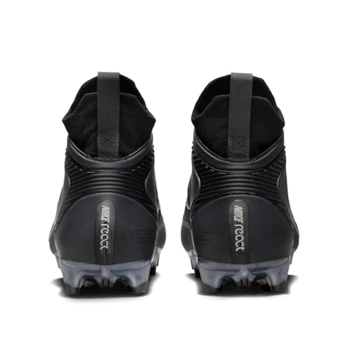 Nike Alpha Huarache 8 Elite CW4440-011 Black-Grey Men's Lacrosse Cleats 8.5 US