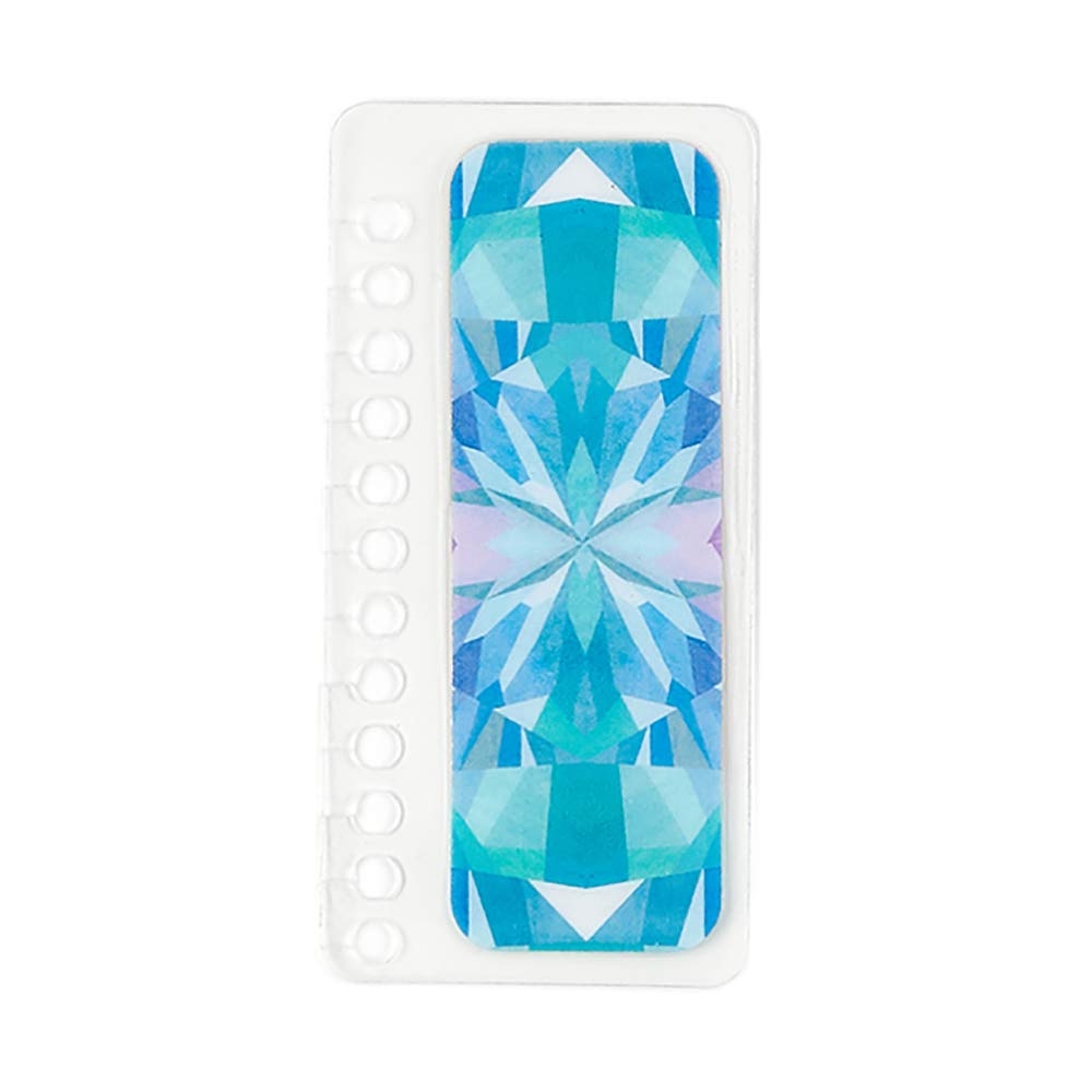 Erin Condren Designer Accessories Snap - in Mini Bookmarks Trio for Erin Condren Planners - Kaleidoscope Design Theme. Compatible with Spiral Notebooks, Planners, or Agendas