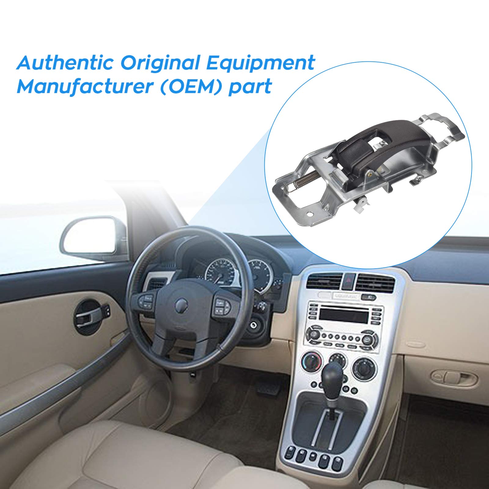 FAERSI Interior Door Handle Front/Rear Right Passenger Side Replacement for Chevy Equinox Door Handle 2005 2006 2007 2008 2009 | 2006-2009 Pontiac Torrent Door Handle, Replaces #OE 15926298, 25897972
