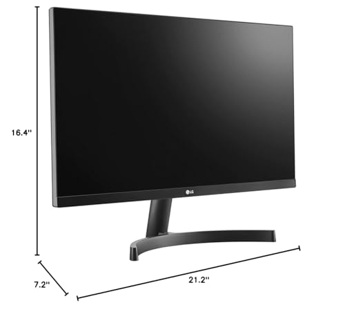 LG 24ML600M-B 24" FHD IPS LED 1920x1080 AMD FreeSync 3-Side Borderless Monitor Bundle with Deco Gear Wired Gaming Mouse and Deco Gear Large Extended Pro Gaming Mouse Pad