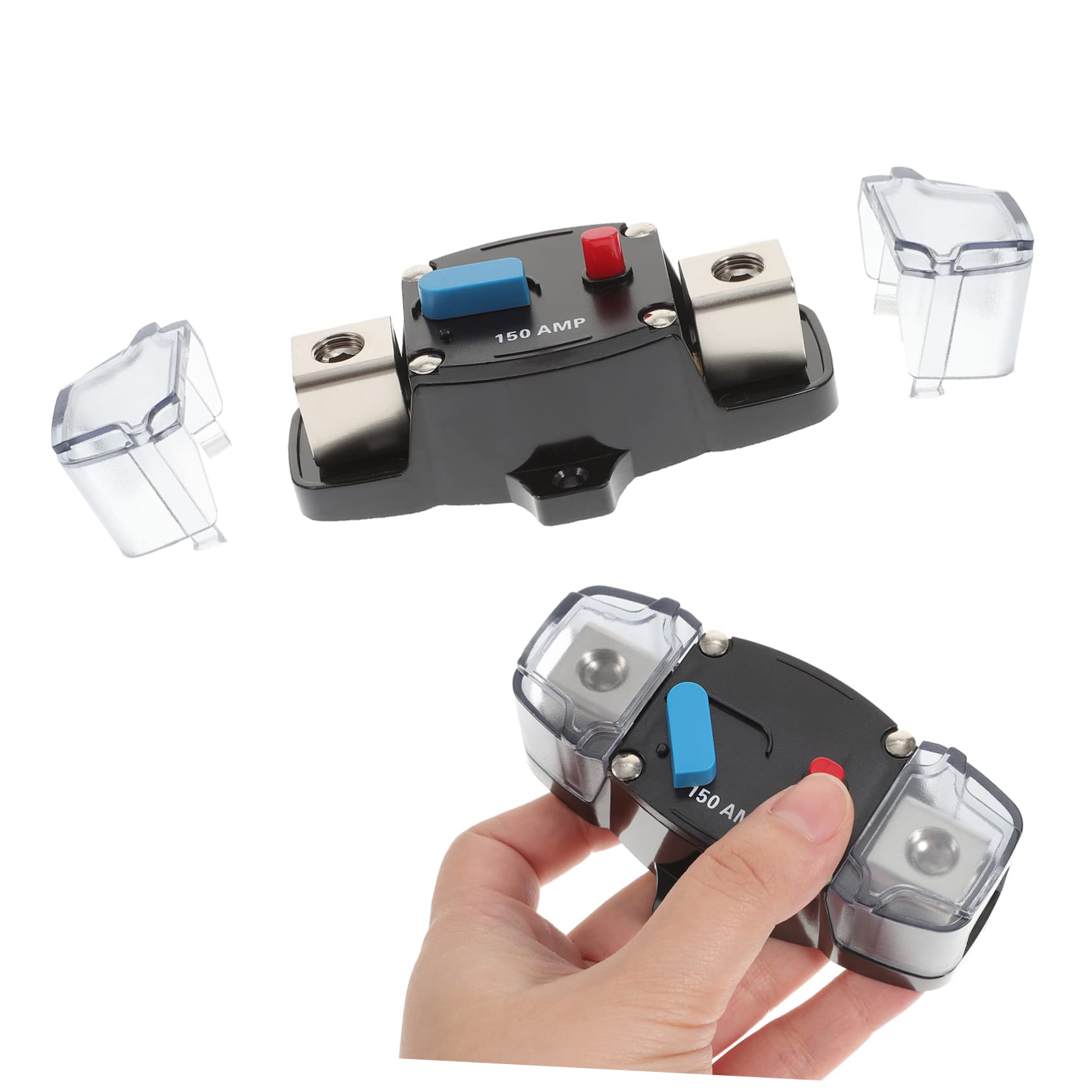 ERINGOGO 4pcs 150A Circuit Breaker Marine amp Circuit Breaker Magnetic Circuit Breakers Inline Circuit Breaker car Circuit rv Circuit Breaker amp Breaker Mini Cars Panel Miniature Bakelite