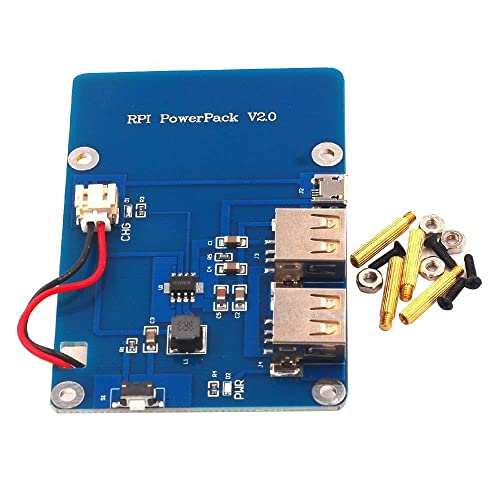 Lithium Battery Pack Expansion Board Power Supply with Switch for Raspberry Pi 3 2 Model B 1 Model B+ Banana Pi