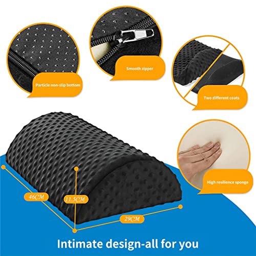 FZZDP Practical Feet Pillow Relaxing Cushion Support Foot Rest Under Desk Feet Stool for Office Work Travel Footrest Massage