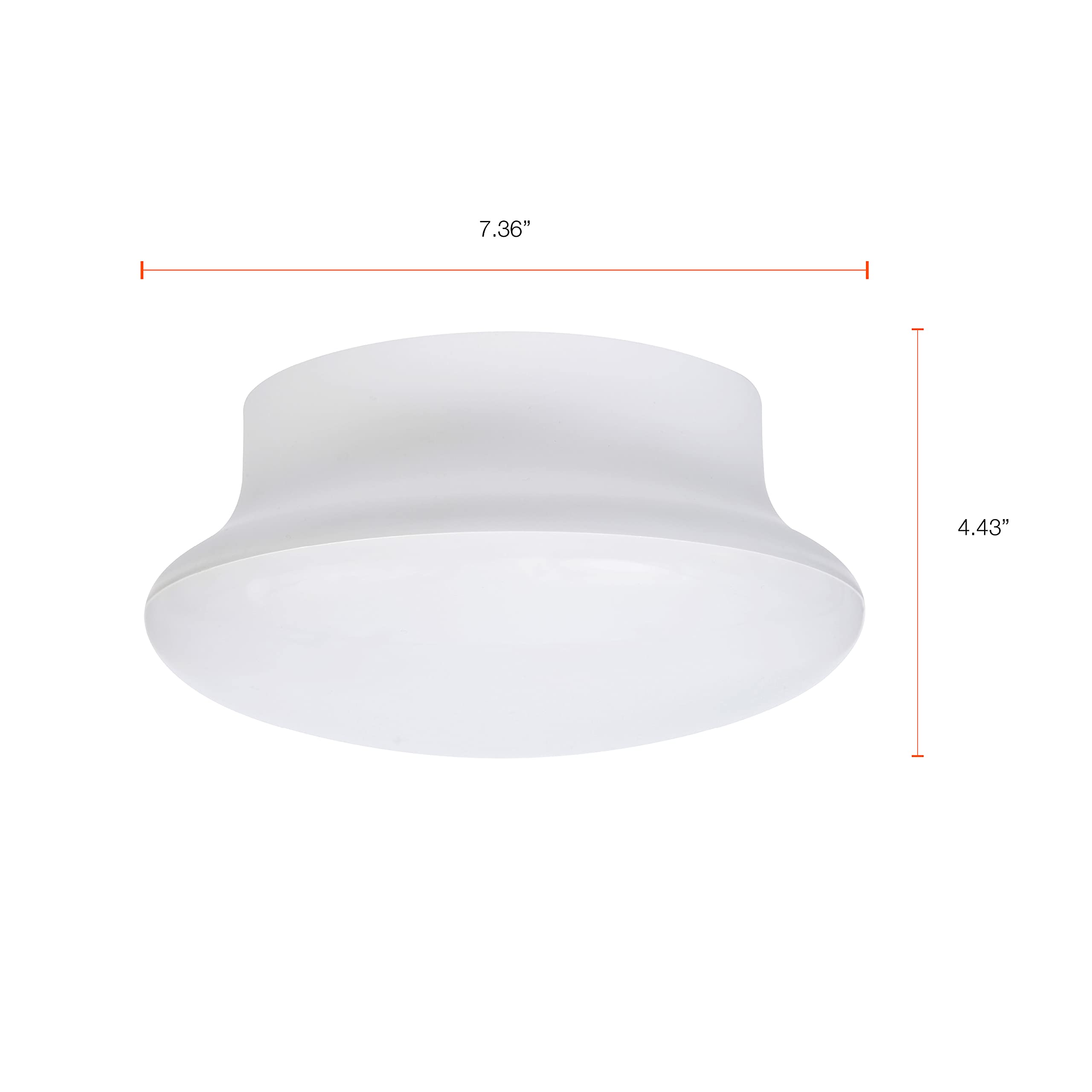 SYLVANIA Ultra LED Ceiling Light Bulb, 60W Equivalent, Efficient 9W, 700 Lumens, Frosted, Non-Dimmable, 2700K, Soft White - 1 Pack (75080)