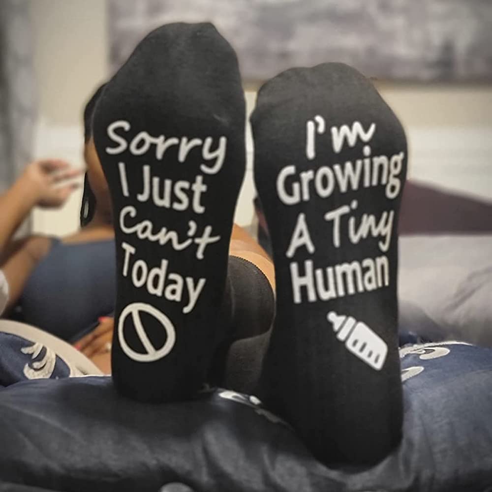 TITTOK Pregnancy Gift New Mom Gifts Growing a Tiny Human Mom Socks Mom to Be Gift Pregnant Mom Gift Mother's Day