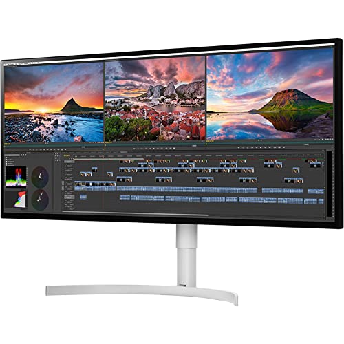LG 34WK95U-W 34" Class 21:9 UltraWide 5K2K Nano IPS LED Monitor with HDR 600 Bundle with Deco Gear Wired Gaming Mouse and Deco Gear Large Extended Pro Gaming Mouse Pad