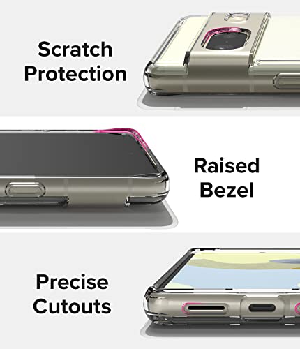 Ringke Fusion [Anti-Fingerprint Technology] Compatible with Google Pixel 7 Case 5G, Protective Sturdy Back Shockproof TPU Bumper Translucent Smudge Proof Cover for Women, Men - Matte Clear