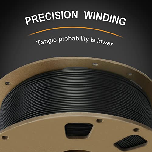 OVERTURE Easy PLA丨 1.75mm 3D Printer Filament, 5kg Cardboard Spool (11lbs), Dimensional Accuracy +/- 0.03mm, Fit Most FDM Printer (Black&White&Red&Rock White&Space Gray)
