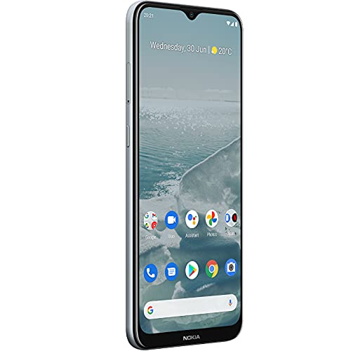 Nokia G20 | Android 11 | Unlocked Smartphone | 3-Day Battery | 4/128GB | 6.52-Inch Screen | 48MP Quad Camera | Glacier