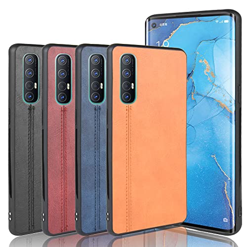 Phone Case for Oppo Find X2 Neo, Case for Oppo Find X2 Neo Cow-Like PU Leather Style Protector Cover, Non-Slip Shockproof Cover for Oppo Find X2 Neo Case