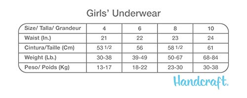 Disney Girls' Amazon Exclusive 10-PK Raya 100% Combed Cotton Panties with Sisu, Tuk and More in Sizes 4, 6 and 8, 10-Pack