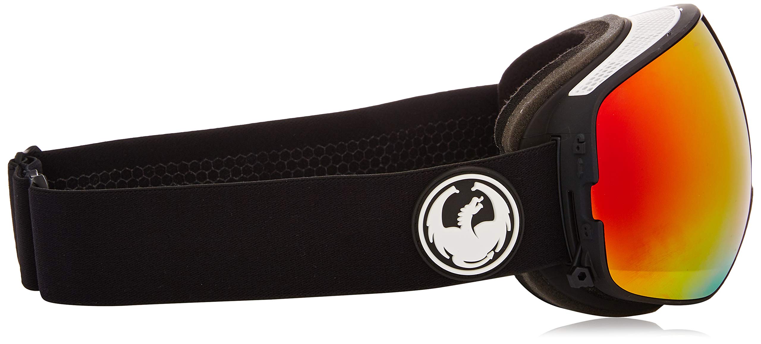 Dragon Alliance X2S Black Snow Goggles for Men/Women, Red Ion