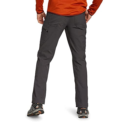 Eddie Bauer Men's Rainier Pants, Dark Smoke, 32/30