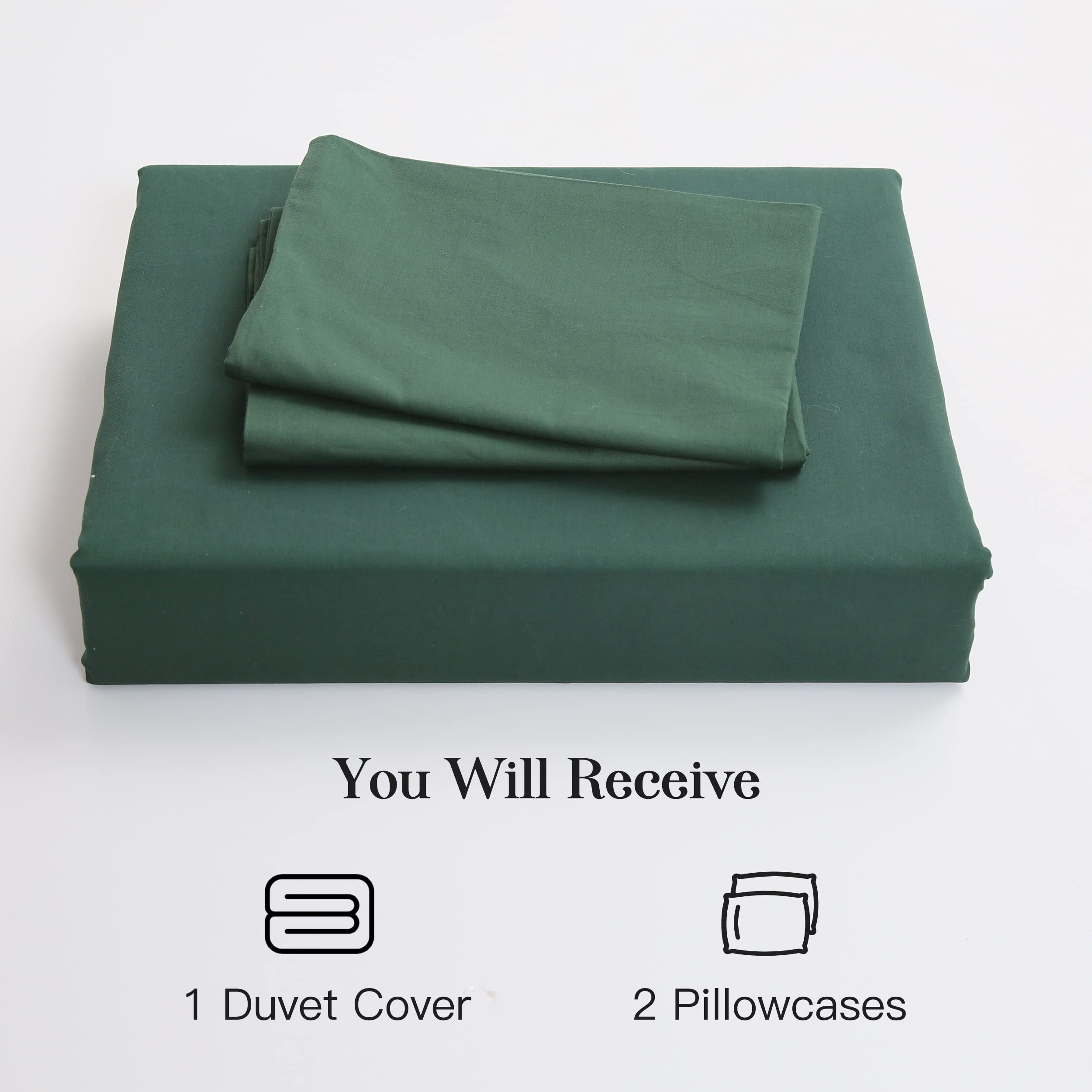 SNOWMAN Duvet Cover Queen Size,3 Pieces Bedding Sets,1200Thread Count 100% Egyptian Cotton Comforter Cover with 2 Pillowcases Ultra Soft&Breathable(Blue,90x90Inches)