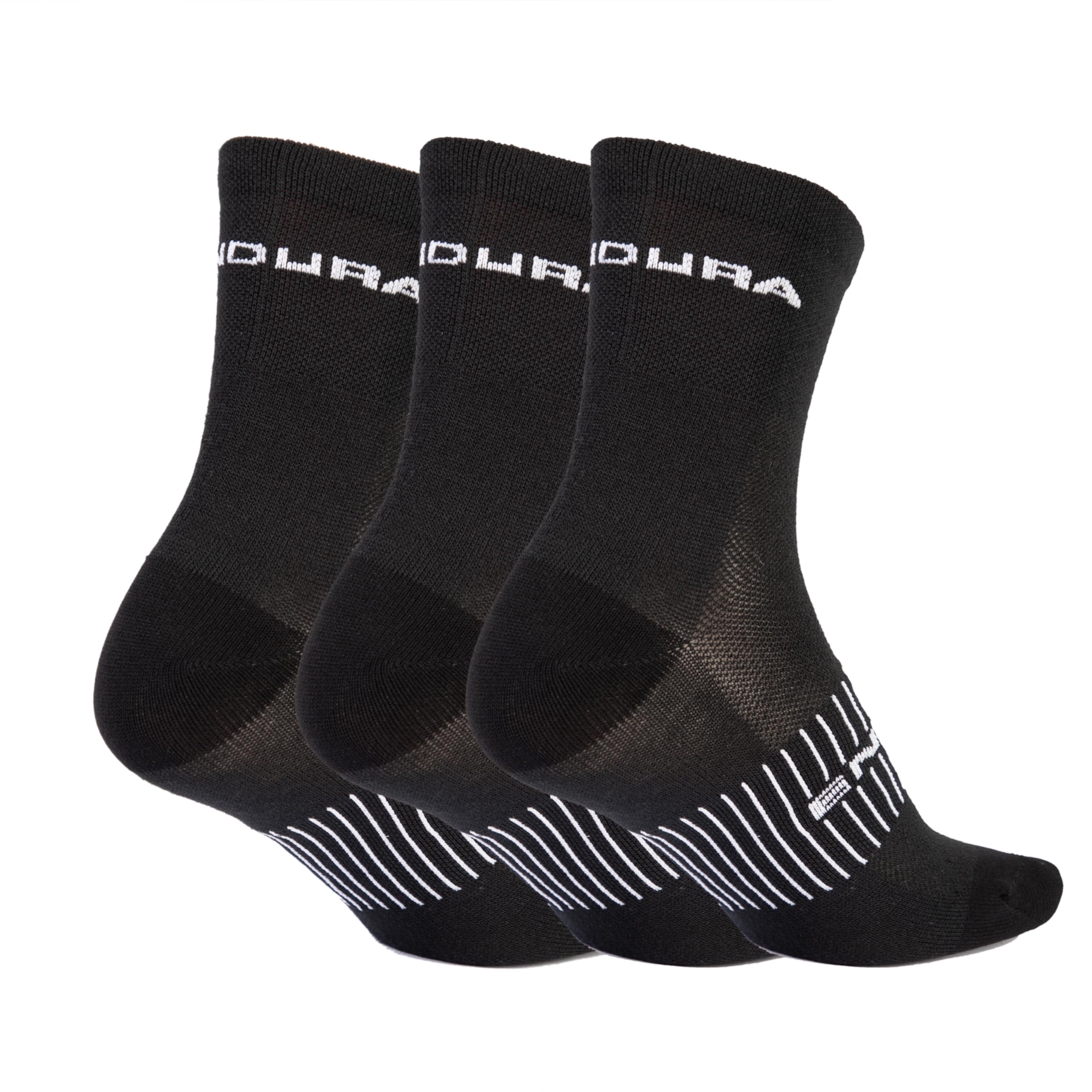 Endura Men's Coolmax Race Cycling Sock (Triple Pack) Black, L/XL