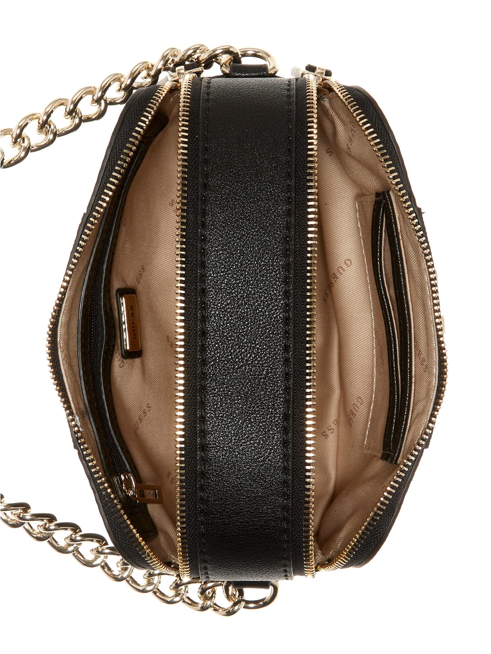 GUESS womens Noelle Crossbody Camera, Coal, One size US