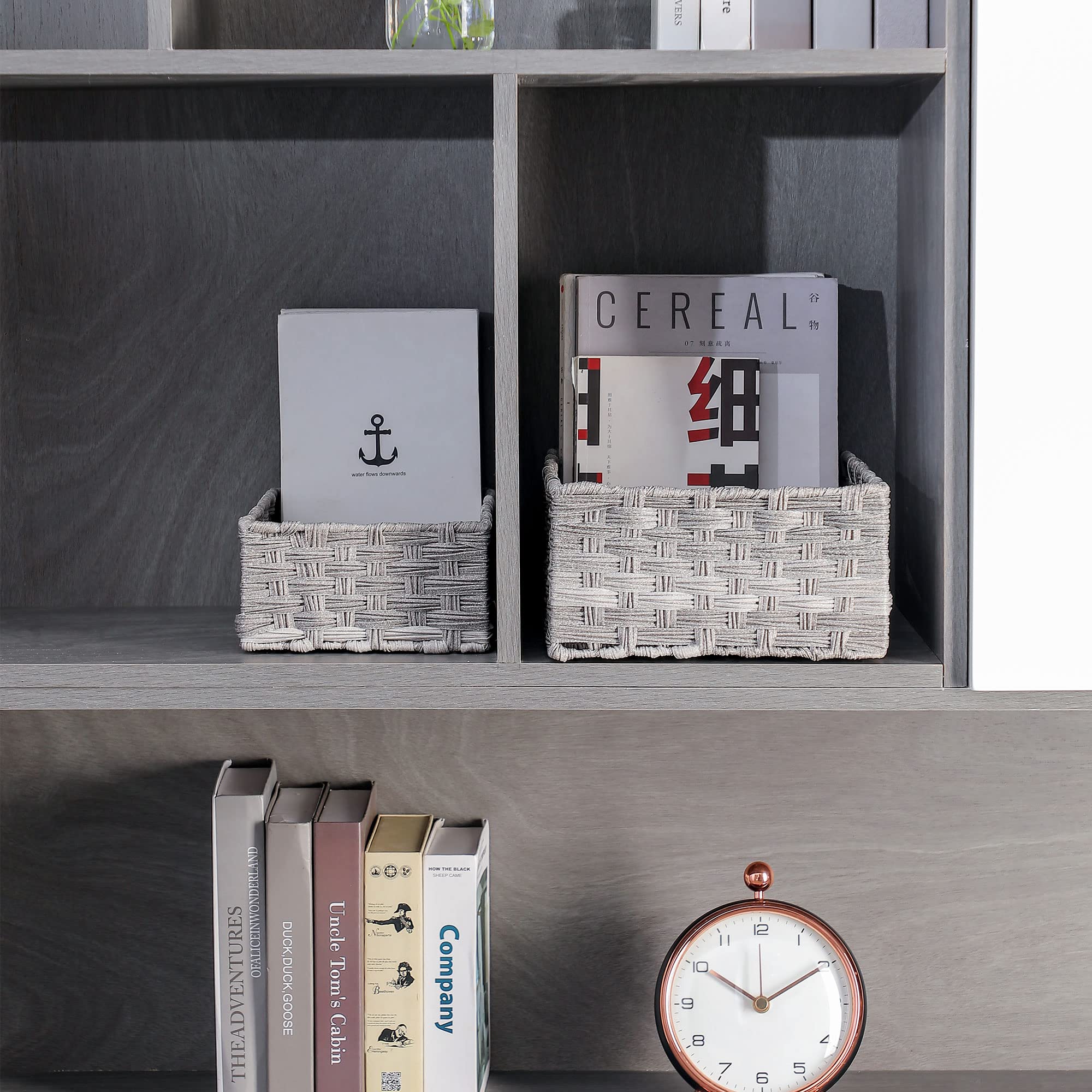 Woven Storage Toilet Paper Basket Bathroom Organizing Tray Shelf Organizers Pantry Plastic Tank Cubby Storage Toy Bins Snack Organizers Small Dresser Decor Towel Kitchen Clothes Bins Containers Box