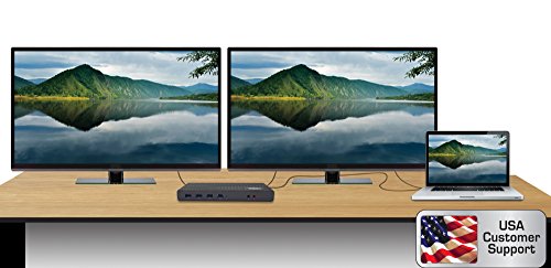 Diamond Multimedia (DS6950) Ultra Dock 5K/4K USB Type-C, Type-A Docking Station and Compatible with Thunderbolt 3 Laptops/Desktop PC’s
