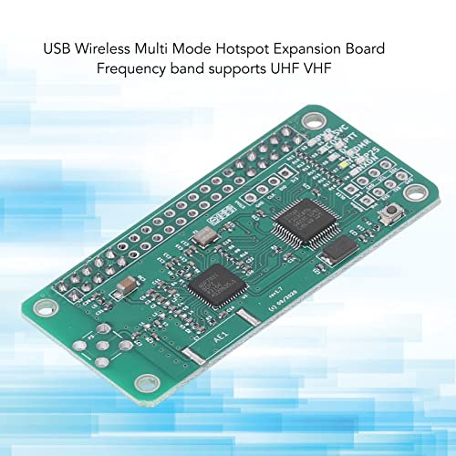 Kadimendium Multi Mode Hotspot Expansion Module, Pre Loaded Firmware Easy to Upgrade Hotspot Module Set UHF VHF with RF Connector for Project Development