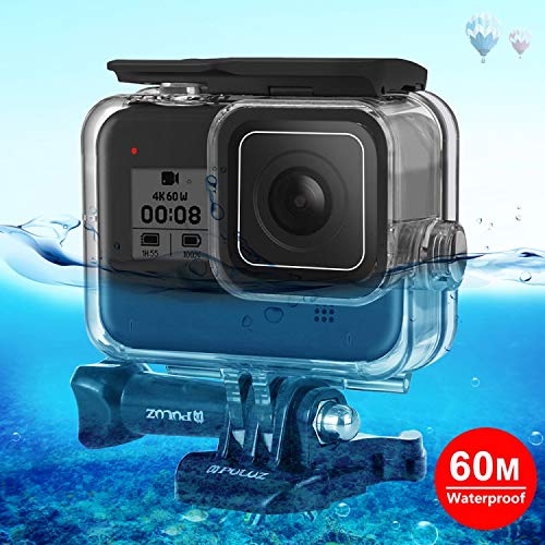Electronics Mart Underwater Waterproof Camera Housing for GoPro HERO8 60M Depth Diving Case Protective Shell for Scuba Diving Snorkel for GoPro Hero 8