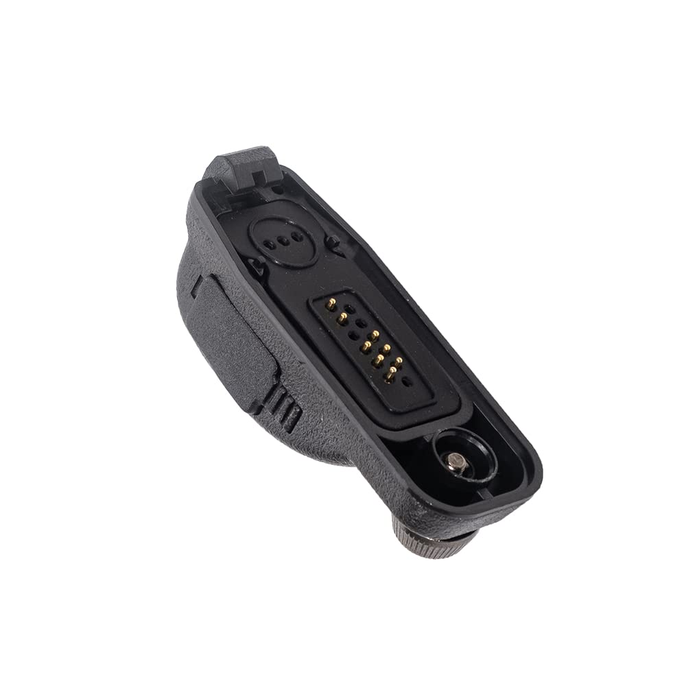 Klykon Audio Adapter with 2 Pin Plug for Motorola MTP850 MOTOTRBO XPR 6550 6350 XPR7550 7550e 75807380 7350 APX900 Walkie Talkie 2 Way Radio