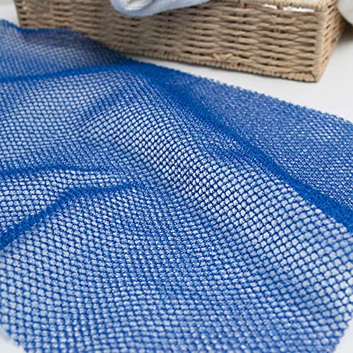 Kakasi Bath Sponge,Bath Towel Nylon Water,Mud Bath Strip Africa Net Strip Bath Pull Back Strip,Great for Daily Use, Face & Body - Exfoliator Shower & Bath Towel Rag Stretches (Yellow)